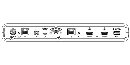 Biamp Devio SCR-25T Conferencing Hub - Conference Room AV