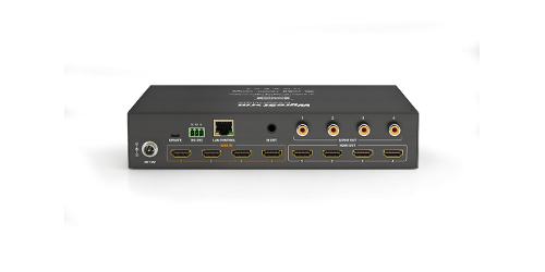 WyreStorm EXP-MX-0404-H2 4K HDMI 4x4 Matrix Switcher W/ Scaling Outputs - Conference Room AV