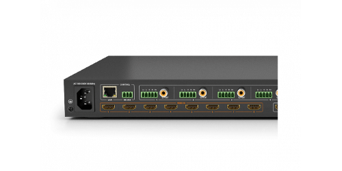 WyreStorm MX-0808-H2A-MK2 4K HDR HDMI 8x8 Matrix Switcher with Scaling Outputs - Conference Room AV