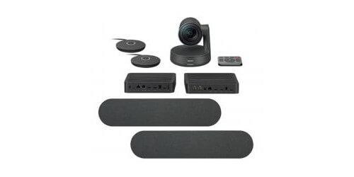 Logitech RALLY PLUS Solution System Conference Camera, Microphones ...