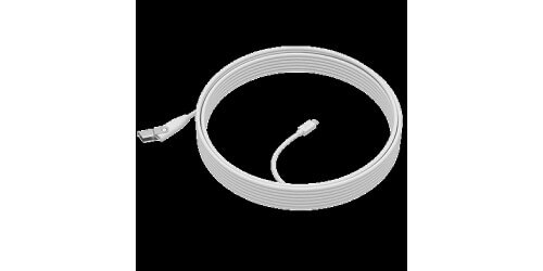 Logitech Rally Mic Pod Extension Cable, 10m, White Rally Mic Pod ...