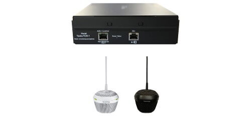 Parle TCM-1 White AVB Beamtracking ceiling microphone, white pendant ...