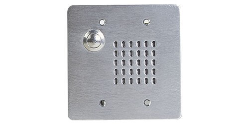 AtlasIED VPCS-2GPB-2 25V Vandal Proof Intercom Station Stainless Steel ...