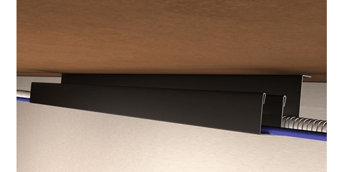 ECA CABLE CANAL Under Table Horizontal Cable Raceway Wire Management ...