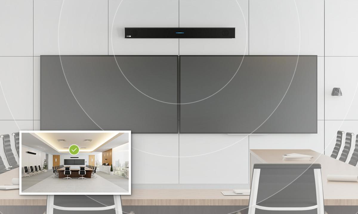 Nureva Dual DUAL-HDL410-W Audio Conferencing System 35' x 55' Spaces ...