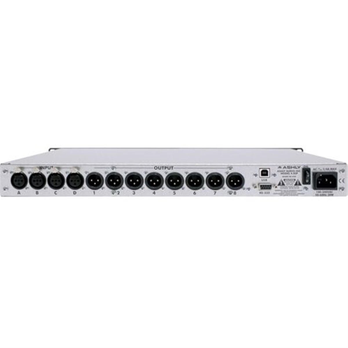 ASHLY 4.8SP 4in x 8 out DSP Speaker Processor - Conference Room AV