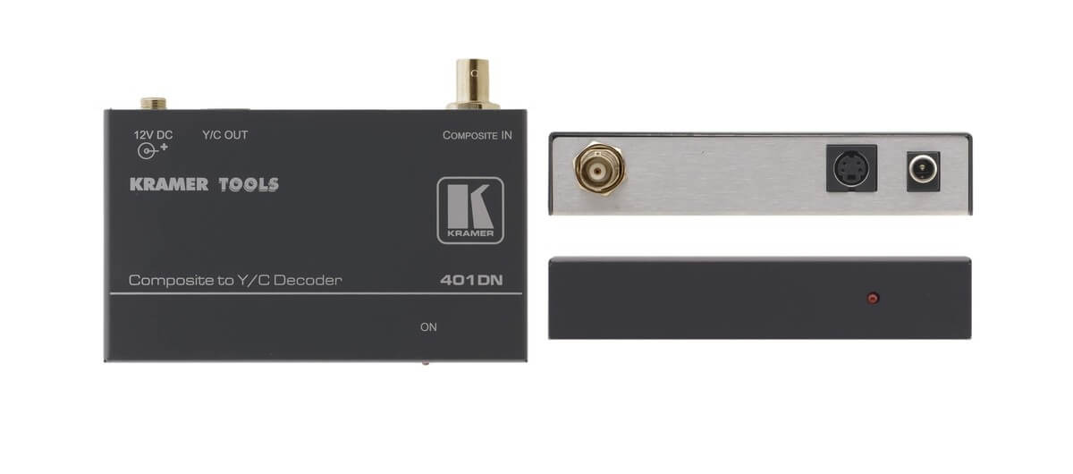 Kramer AV 401DN/N Composite Video to s Video Format Converter - Conference Room AV