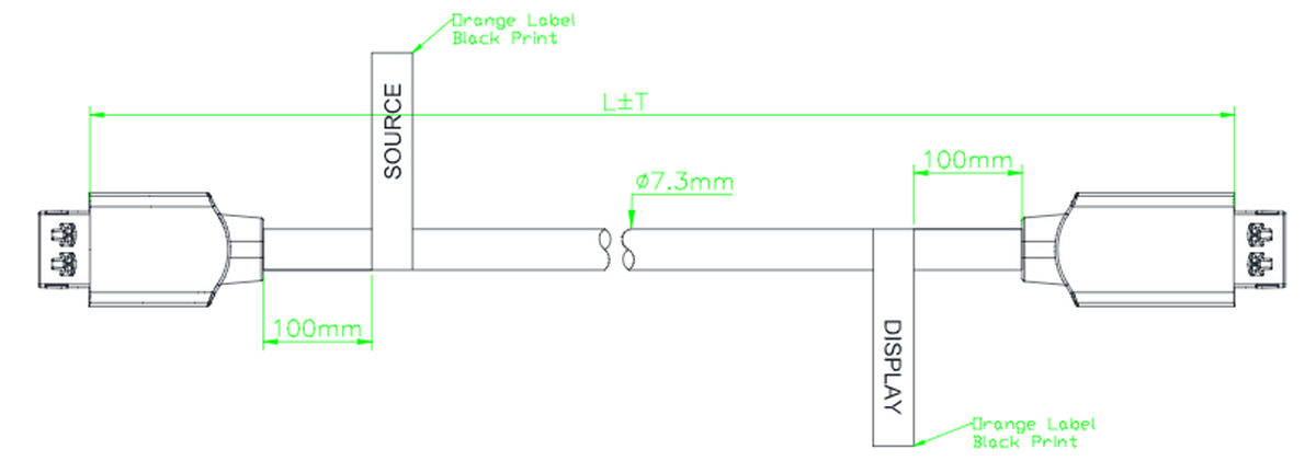 Liberty AV E2-HDSEM-M-20 Commercial Grade High Retention Active HDMI ...
