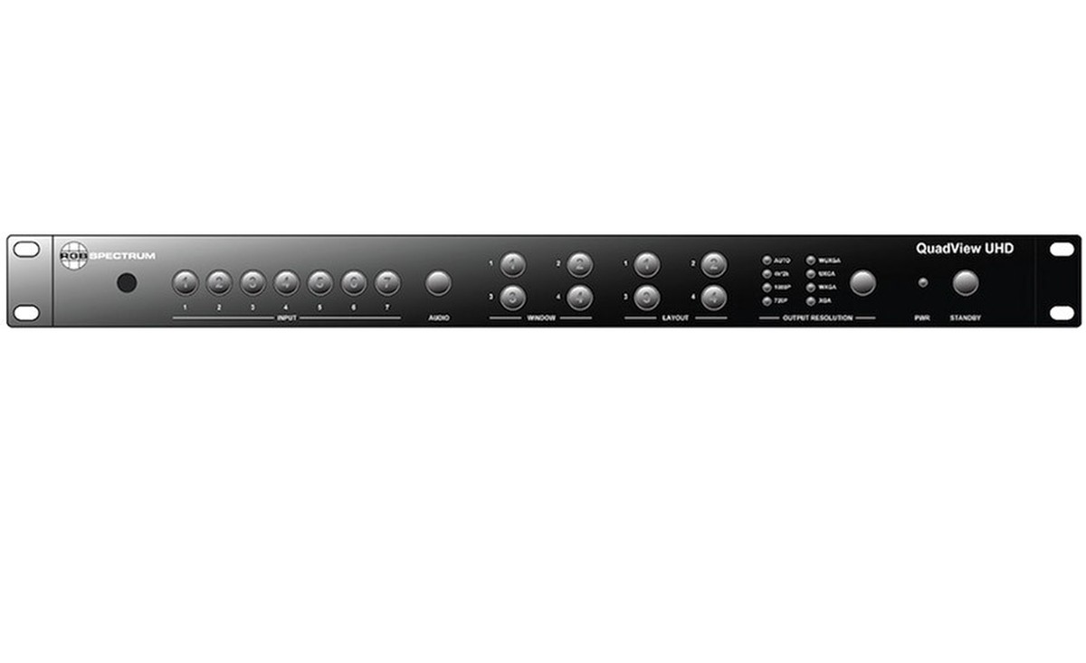 RGB Spectrum QuadView UHD 4K Multiviewer and Multi-Format 7x1 Switcher ...