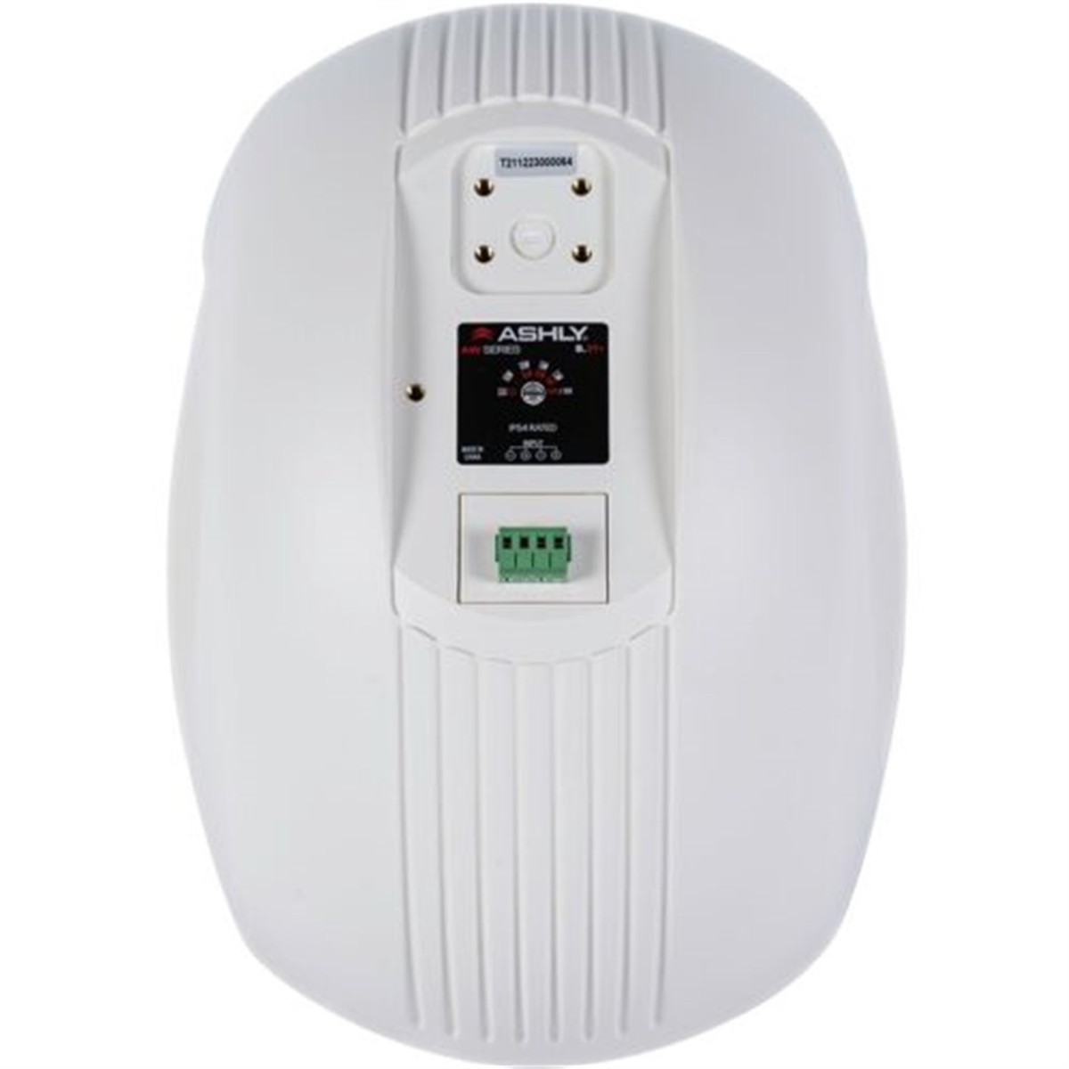 ASHLY AW8.2T+ 8" 2-Way Surface-Mount Black Spkrs w/High Output 60W Xfmr ...