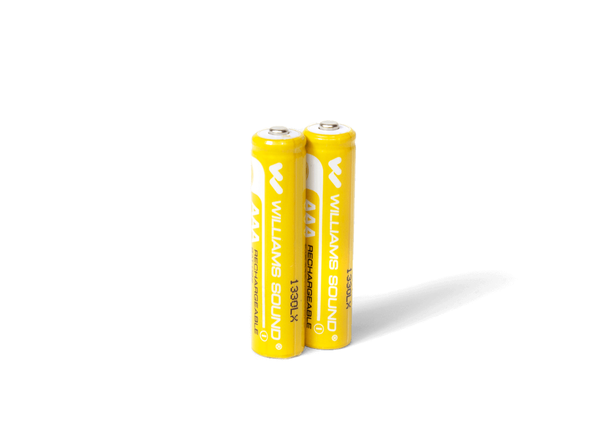 Williams Sound BAT 022-2 Two AAA NiMH rechargeable batteries ...
