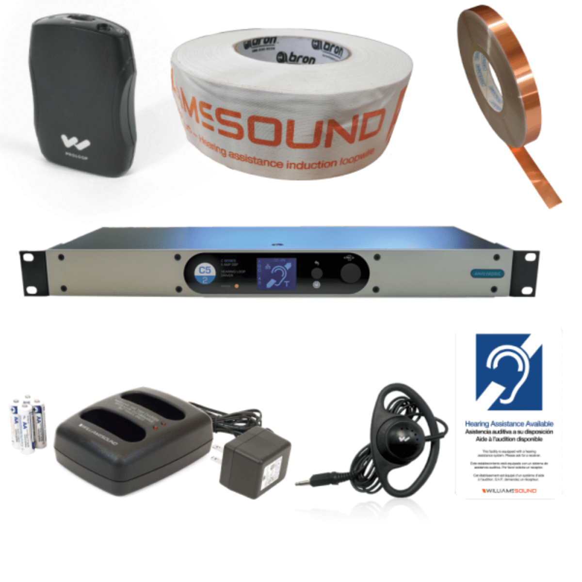 Williams Sound C5-2 SYS 1 C5-2 Multi-Loop System - Conference Room AV