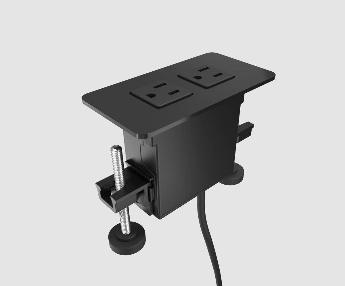 Byrne Surface Mount MiniTap 1 Power and 2 Charging USB Flush Mount ...