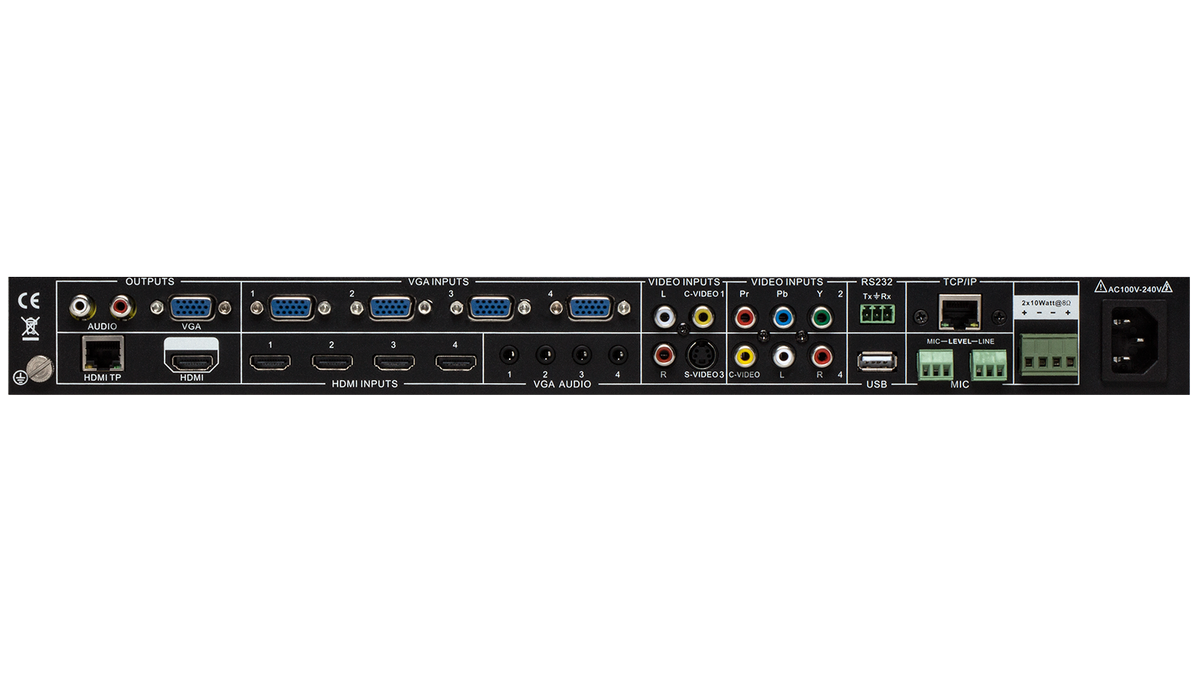 Intelix DIGI-P122 Multi-Format 12x2 Presentation Switcher and 1080P ...