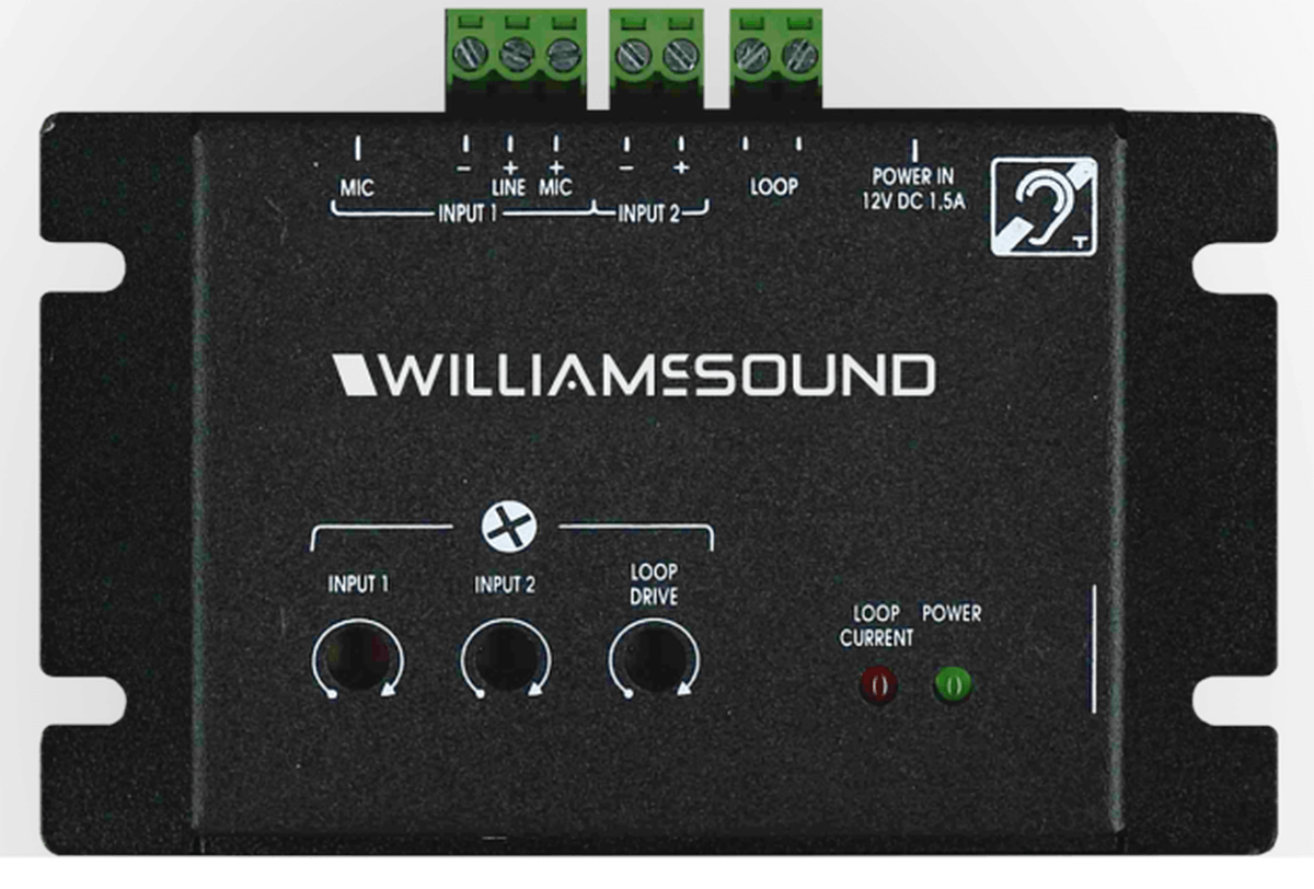 Williams Sound DL 102 Counter Loop Amplifier for T-Coil Hearing Devices ...