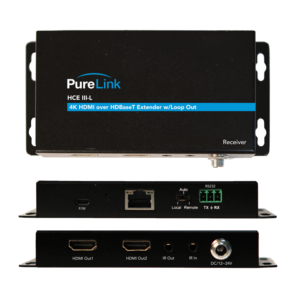 PureLink HCE III-L Rx 4K HDMI over HDBaseT Extender w/Loop Out ...