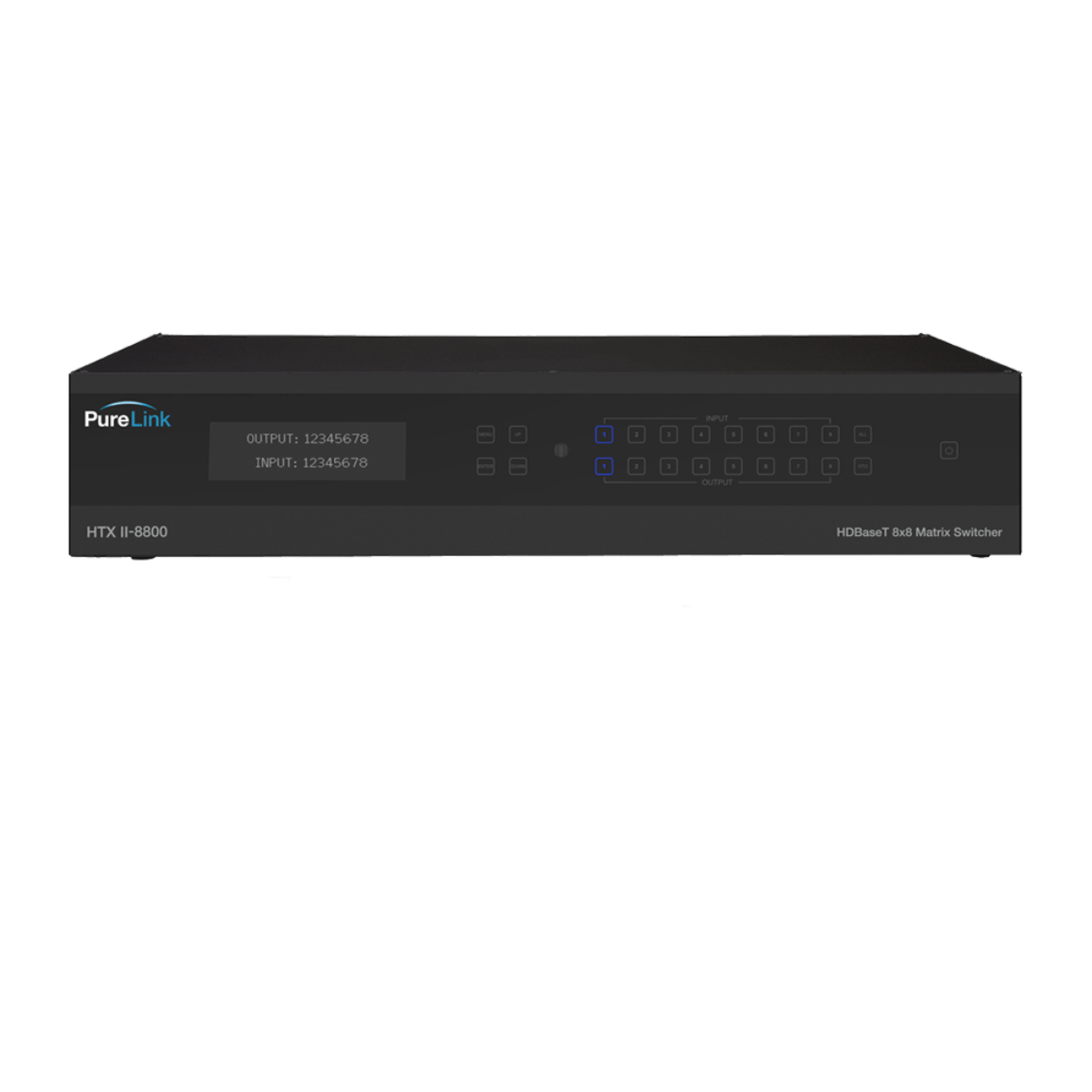 PureLink HTX II-8800 8×8 4K HDMI to HDBaseT Matrix Switcher w/PoE ...