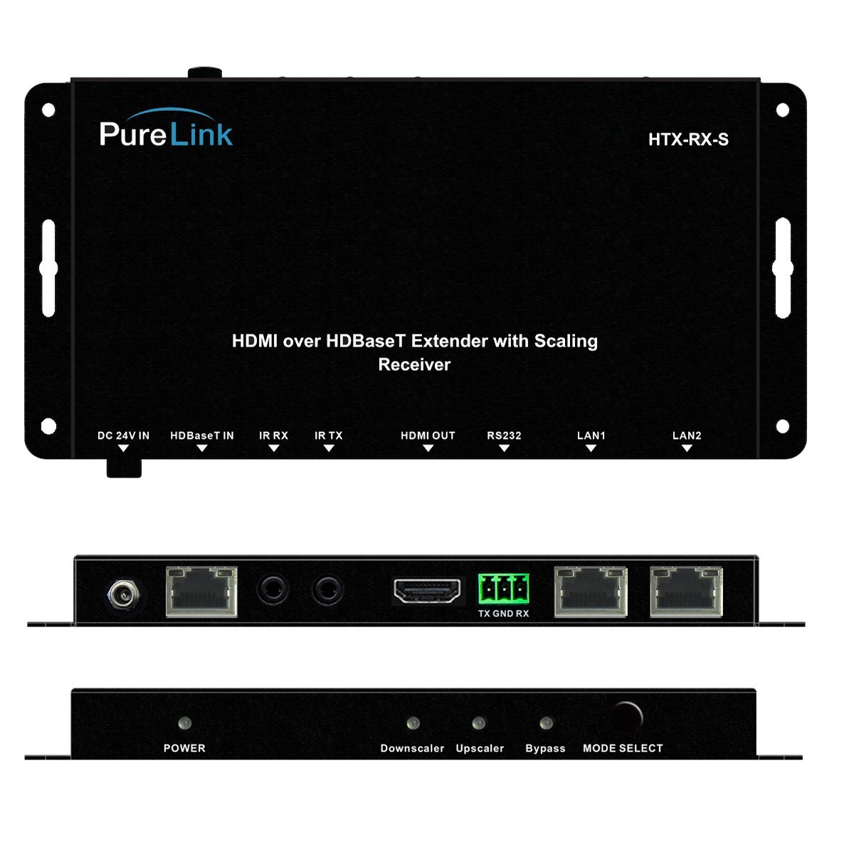 PureLink HTX-Rx-S 4K HDBaseT Scaling Receiver for HTX Series, PoE, HDCP ...