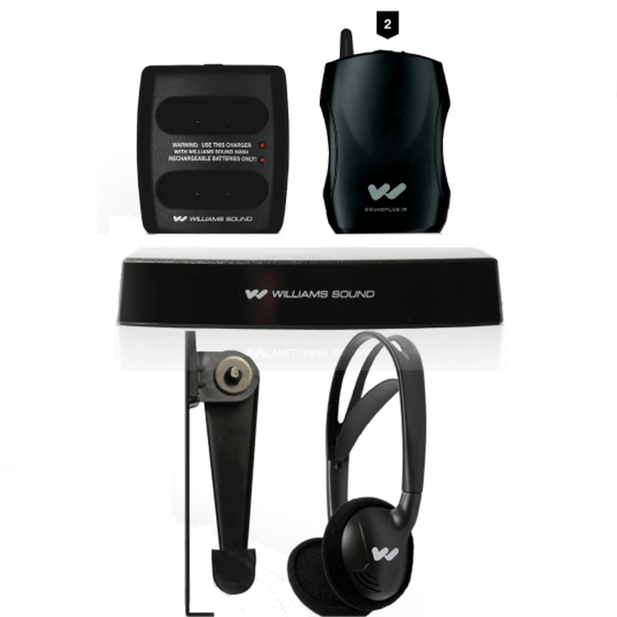 Williams Sound IR SY2 Small Area Assistive Listening Infrared System 2 ...