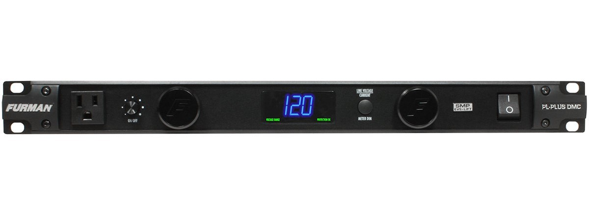 Furman PL-PLUS DMC 15A Power Conditioner: Lights, Volt/Amp Meter, 9 ...