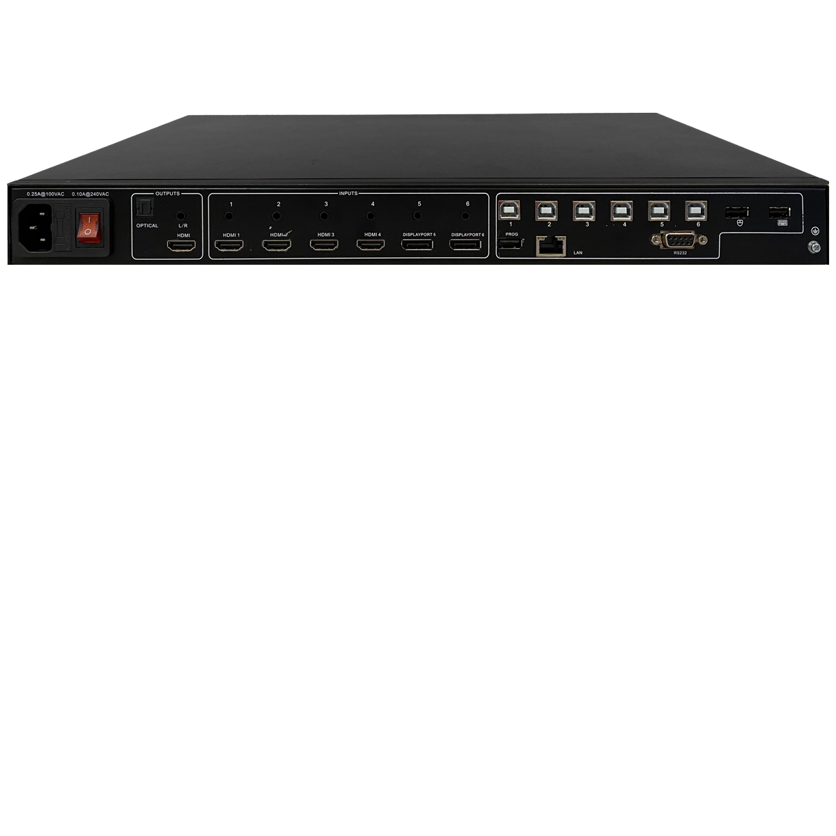 RGB Spectrum QV UHDx KVM QuadView Multi-Image Processor / Multiviewer ...