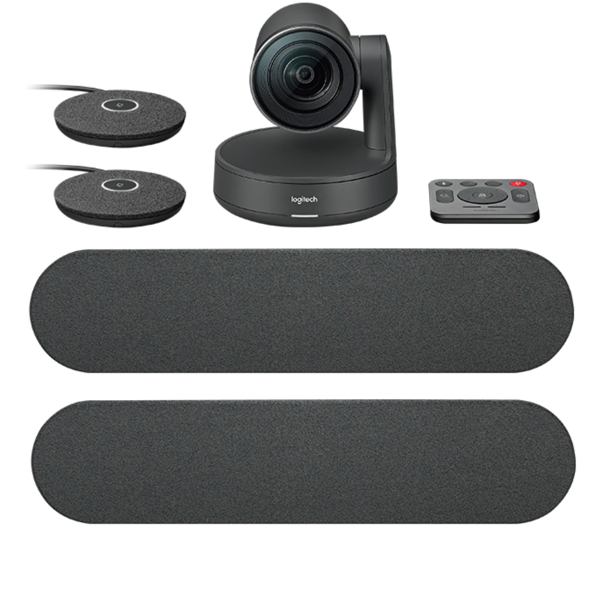 Logitech RALLY PLUS Solution System Conference Camera, Microphones ...