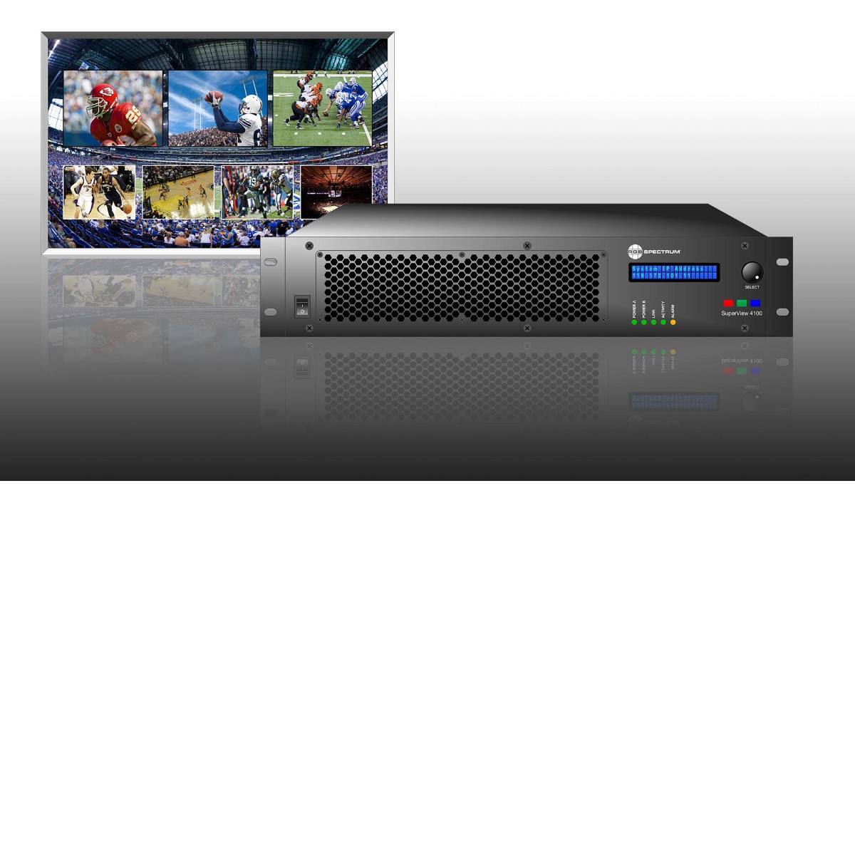 RGB Spectrum SV 4100 Powerful DVI Multiviewer and Multi-image Display ...