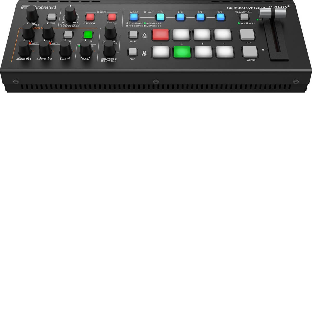 Roland V-1HD PLUS HD Video Switcher - 4 channel HDMI w/ 2XLR and DSK ...