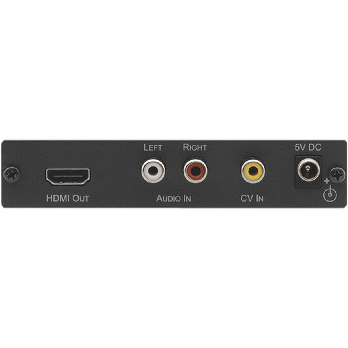 Kramer AV VP-410 Composite Video & Stereo-Audio to HDMI Scaler ...