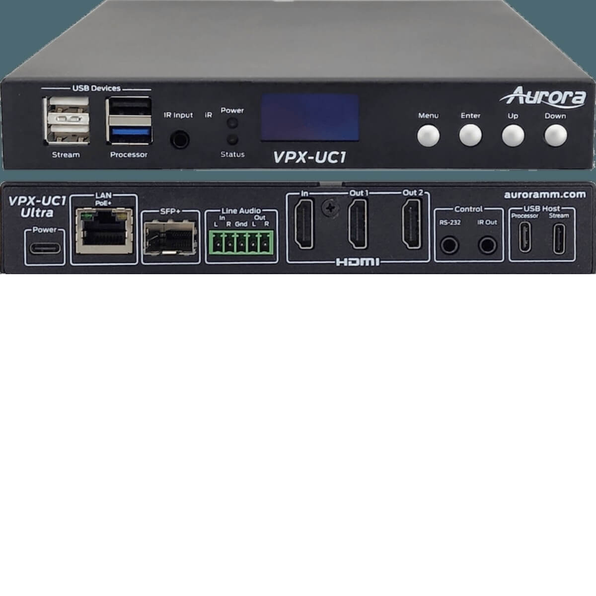 Aurora VPX-UC1 Ultra 4K60 1G Unified Communication AVoIP Transceiver ...