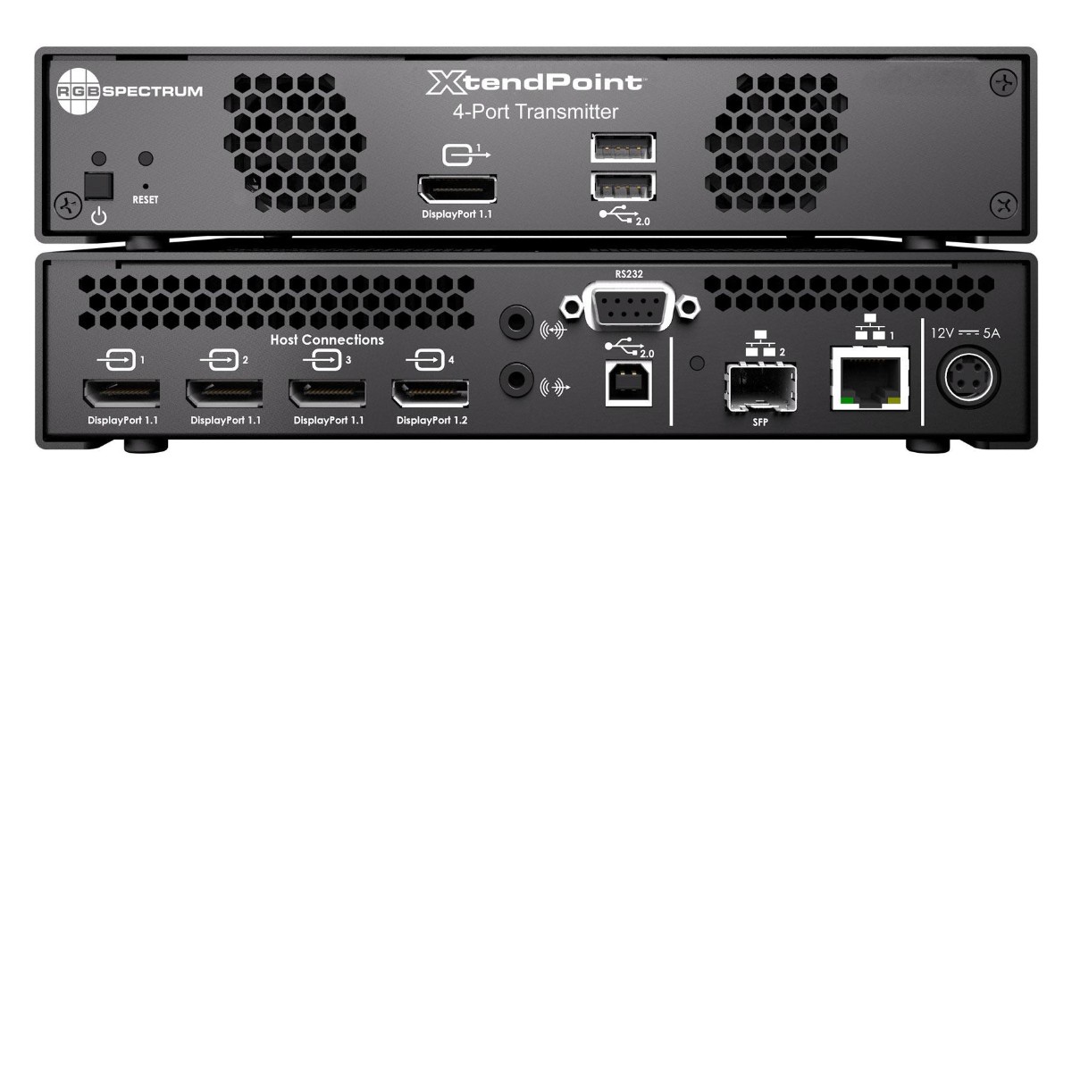 RGB Spectrum XP 104 TX XtendPoint 4 Port KVM Transmitter - DisplayPort ...