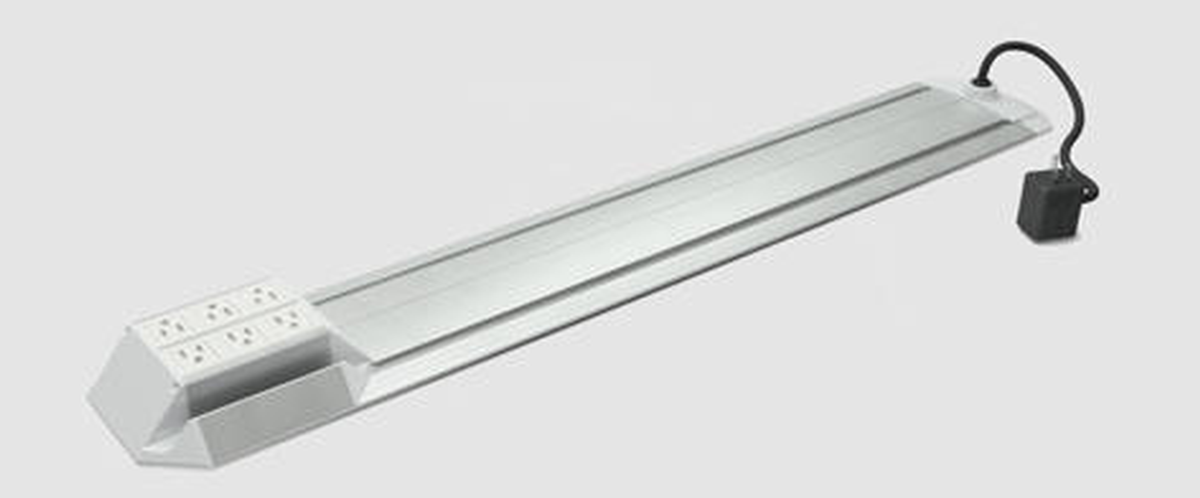 Byrne Rialto 2 Channel Cable Raceway with 6 Power Outlets - Only 1/2 ...