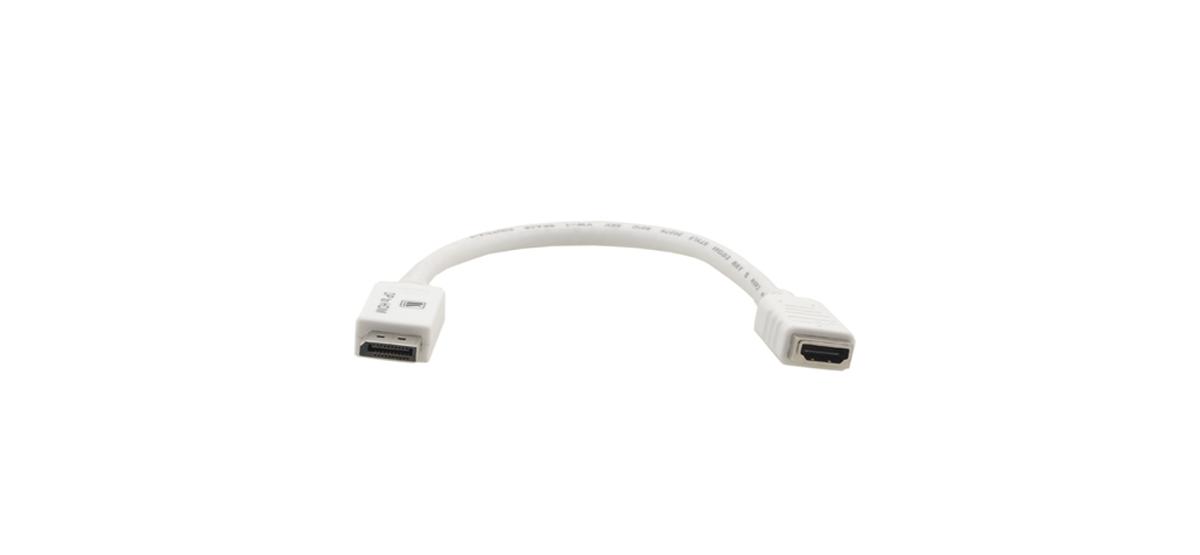 Kramer AV ADC-DPM/HF HDMI Female to DisplayPort Male Adapter Cable - 1 ...
