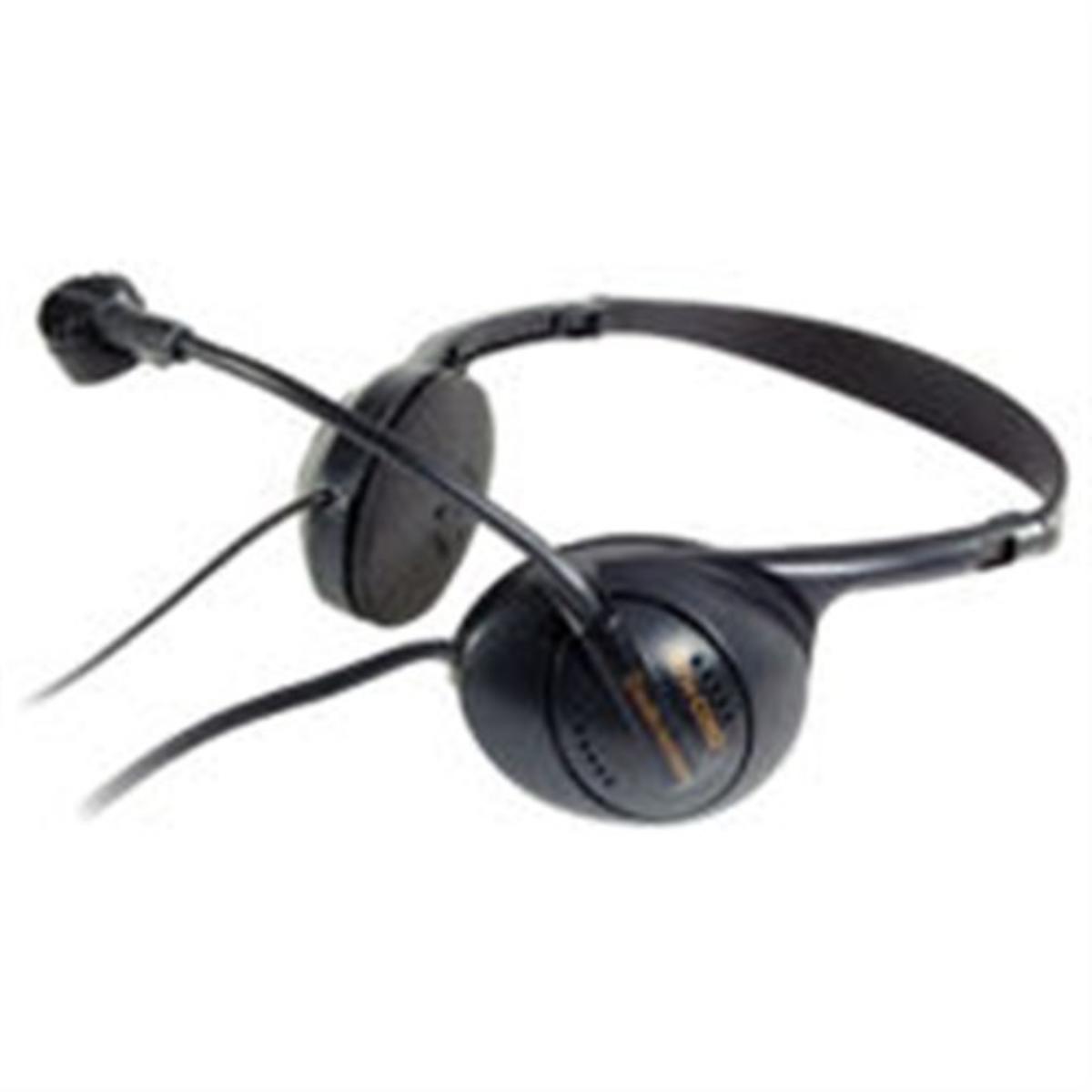 Audio Technica ATH-COM2 Communication headset with stereophone/dynamic ...