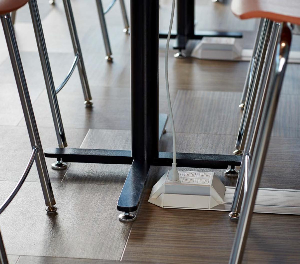 Byrne Rialto 2 Channel Cable Raceway with 6 Power Outlets - Only 1/2 ...