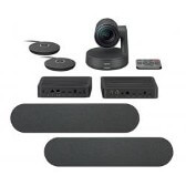 Logitech RALLY PLUS Solution System Conference Camera, Microphones ...
